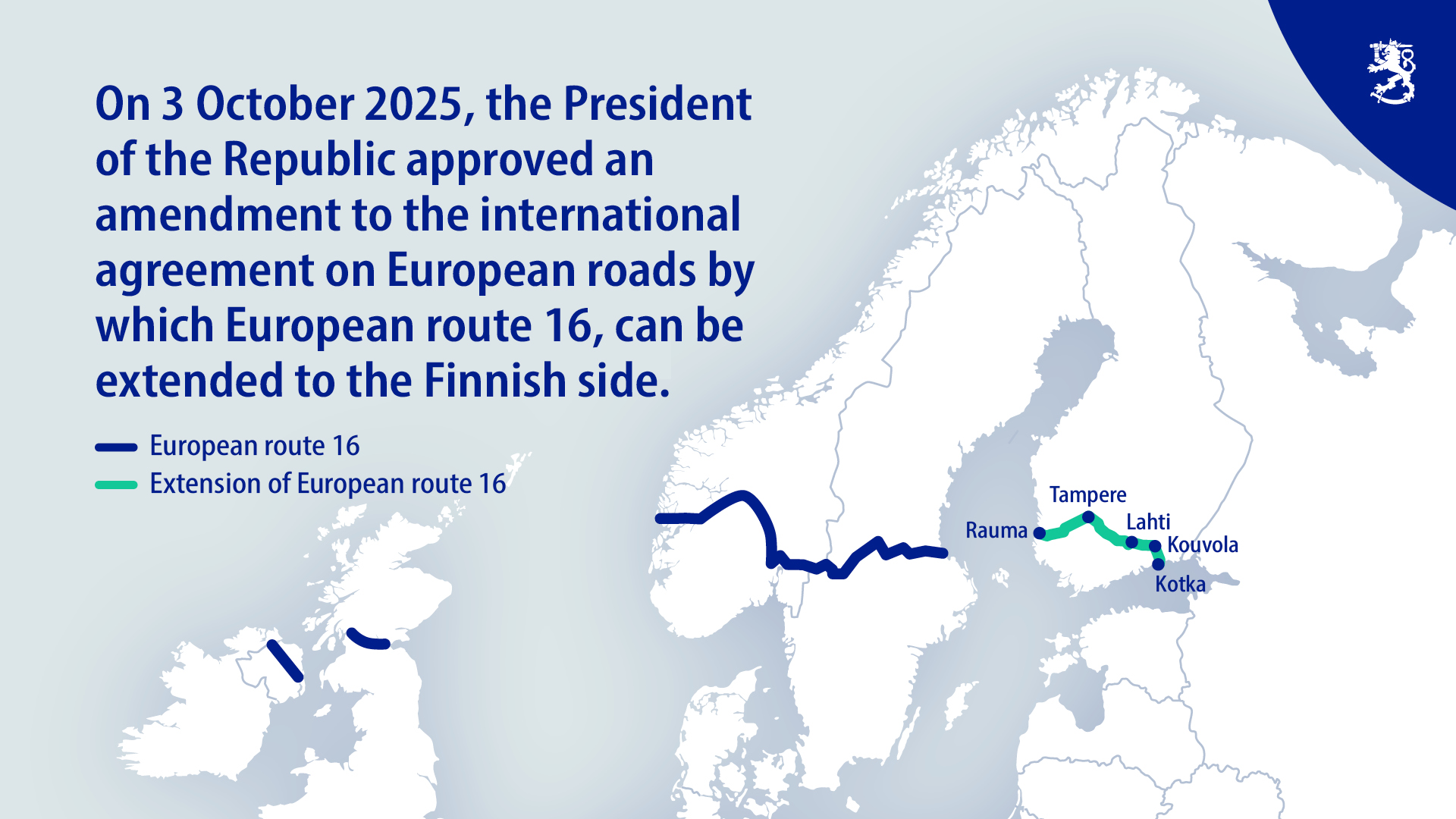 Eurooppatie 16:n jatkaminen Suomen puolelle etenee – Ministeri Ranne ...
